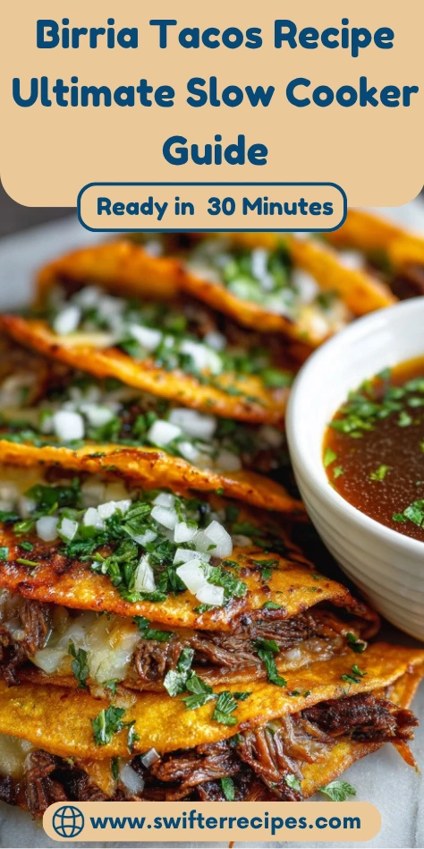 Birria Tacos Recipe Ultimate Slow Cooker Guide