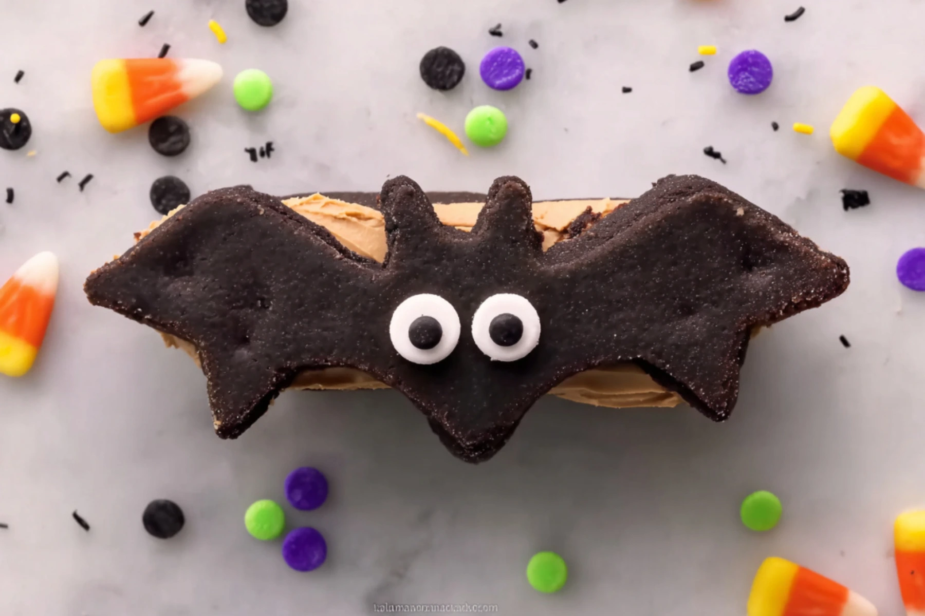 Bat Wing Chocolate Pretzel Mix Easy Halloween Treat