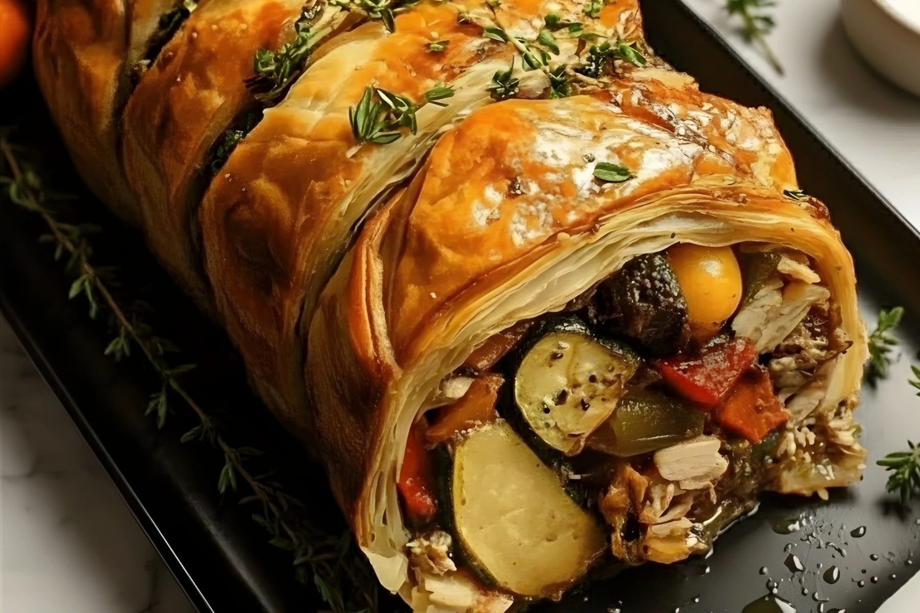 Holiday Veggie Wellington Roast Easy Showstopper